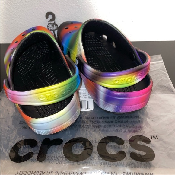 CROCS | Shoes | Crocs Classic Marble Swirl Solarized Clog | Poshmark